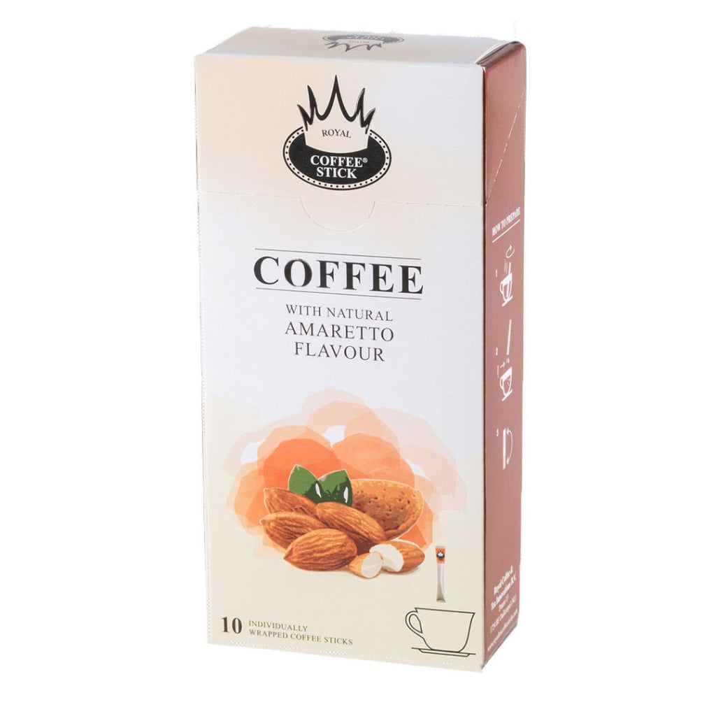 Koffie Amaretto Sticks – Royal Coffee & Tea Sticks